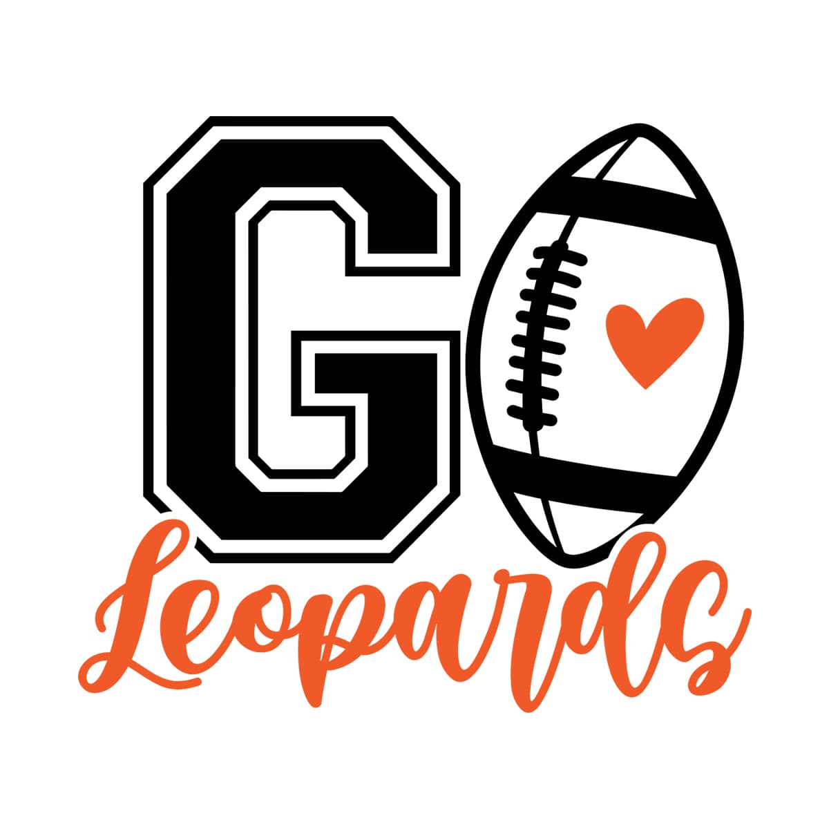 Go Leopards Football SVG 4064 - Vectorday